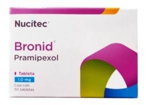 Bronid 1Mg Con 30 Tabletas (Pramipexol)
