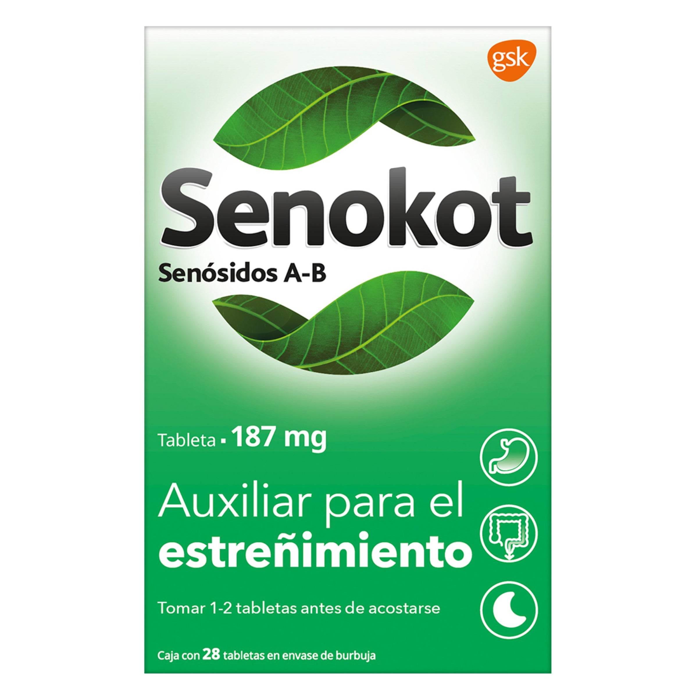 Senokot 8.6Mg Con 28 Tabletas (Senosidos A-B)