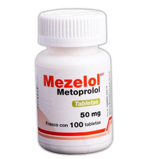 Mezelol 50Mg Con 100 Tabletas (Metoprolol) — WeCare Pharma