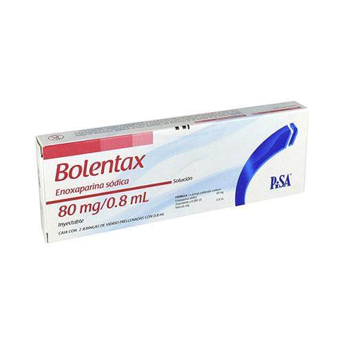 Bolentax Jeringa 80Mg Con 2 (Enoxaparina Sodica)