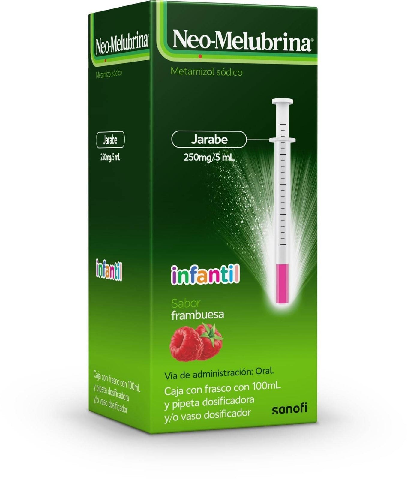Neo-Melubrina Inf Jarabe 250Mg/5Ml 100Ml (Metamizol Sodico) — WeCare Pharma