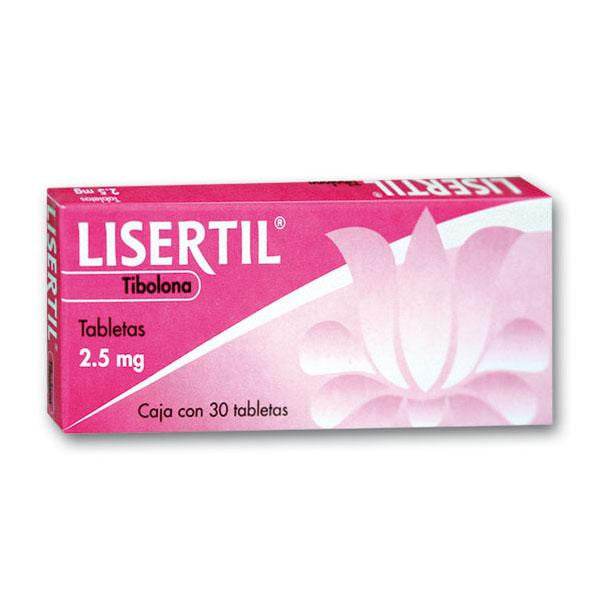 Lisertil 2.5Mg Con 30 Tabletas (Tibolona)