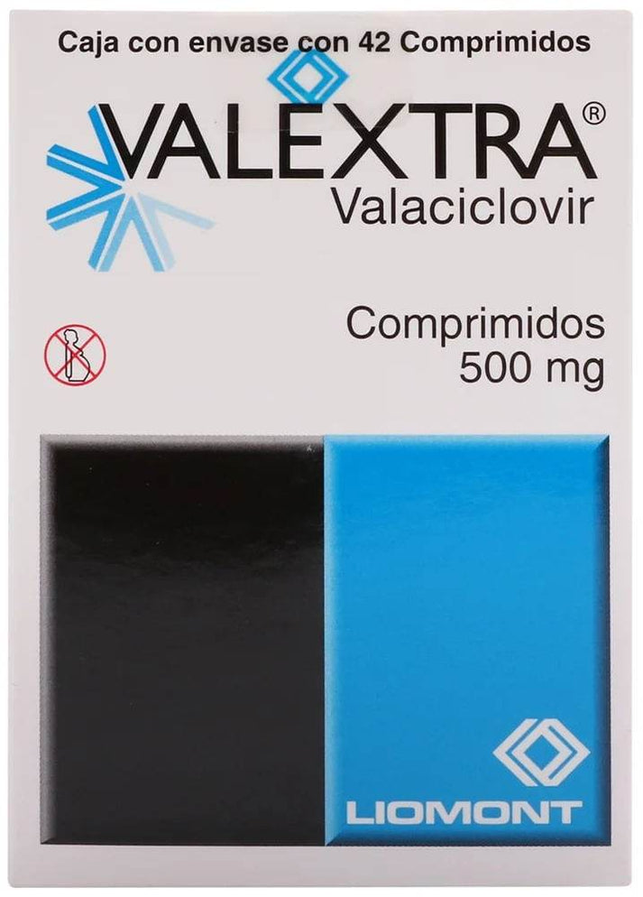 Valextra 500Mg Con 42 Comprimidos (Valaciclovir) — WeCare Pharma