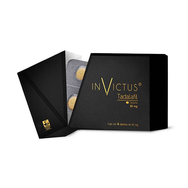 Invictus 20Mg Con 4 Tabletas (Tadalafil) — WeCare Pharma