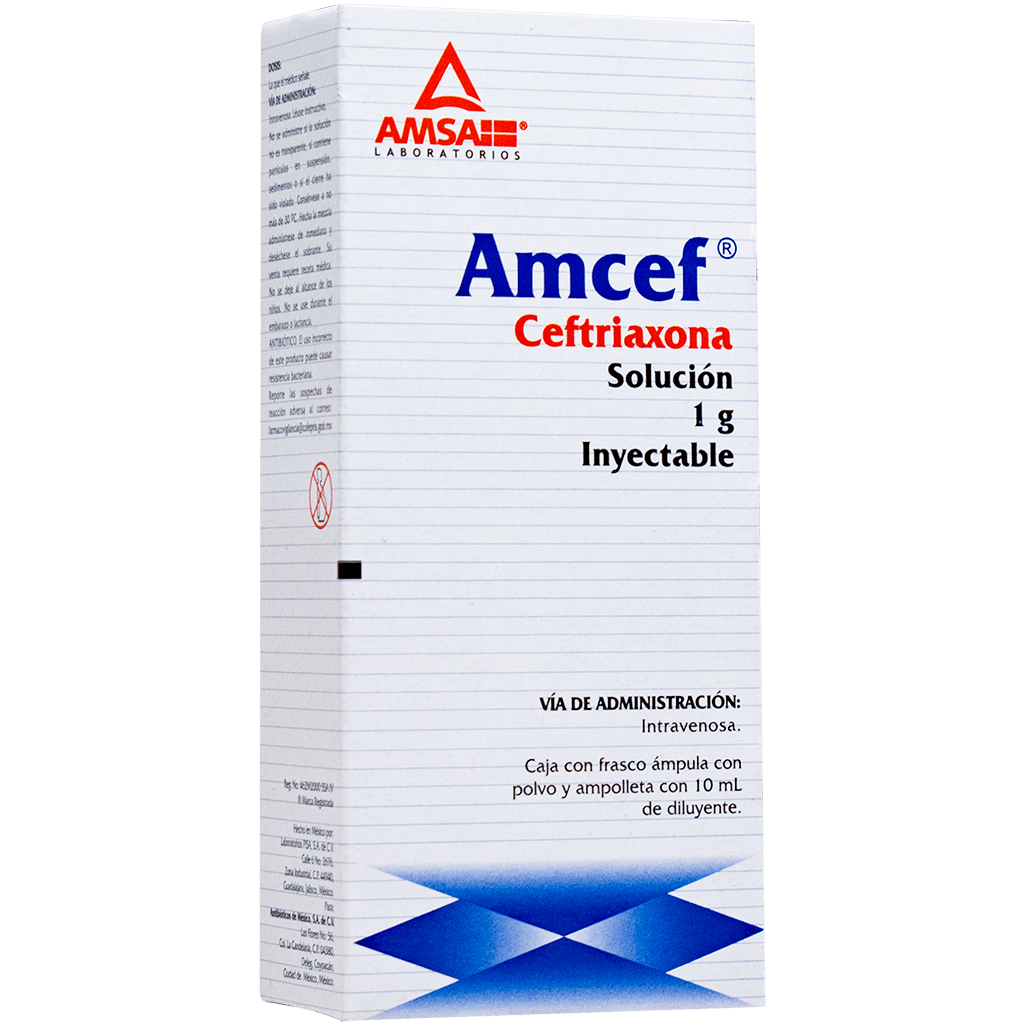 Amcef Iv 1G Ampulas (Ceftriaxona) — WeCare Pharma