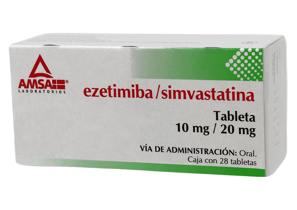 Ezetimiba/Simvastatina 10Mg/20Mg Con 28 Amsa Tabletas — WeCare Pharma