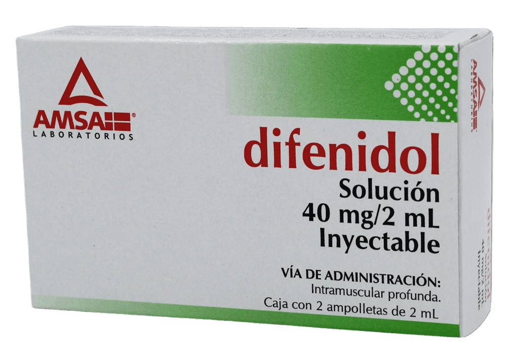 Difenidol 40Mg/2Ml Con 2 Amsa Ampulas