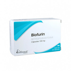 Biofurin 100Mg Con 40 Capsulas (Nitrofurantoina) — WeCare Pharma