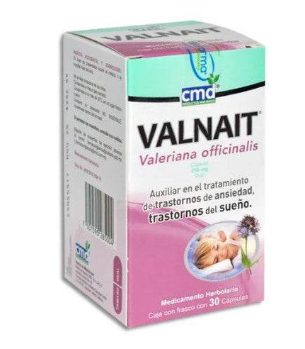 Valnait 250Mg Con 30 Capsulas (Valeriana Officinlis) — WeCare Pharma