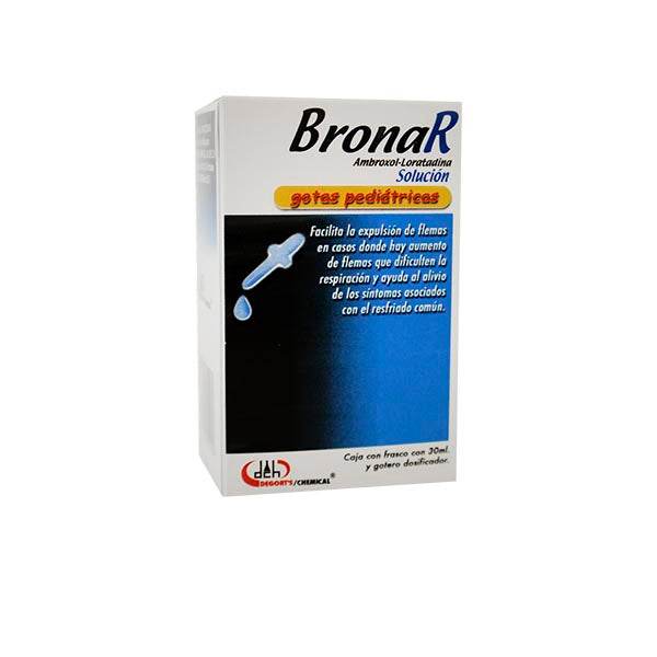 Bronar Solución 600Mg/100Ml 30Ml (Ambroxol/Loratadina)