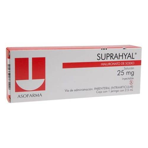 Suprahyal Jeringa 25Mg /2.5Ml Con 1 (Hialuronato De Sodio) — WeCare Pharma