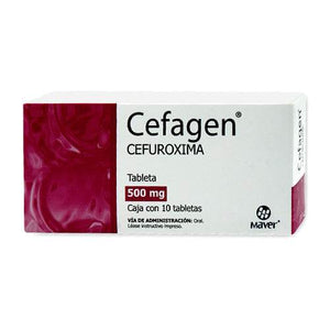 Cefagen 500Mg Con 10 Tabletas (Cefuroxima) — WeCare Pharma