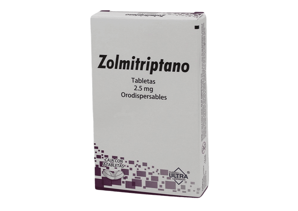 Zolmitriptano 2.5Mg Con 2 Ultra Tabletas — WeCare Pharma
