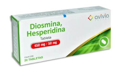 Diosmina/Hespiridina 450Mg/50Mg Con 20 Tabletas