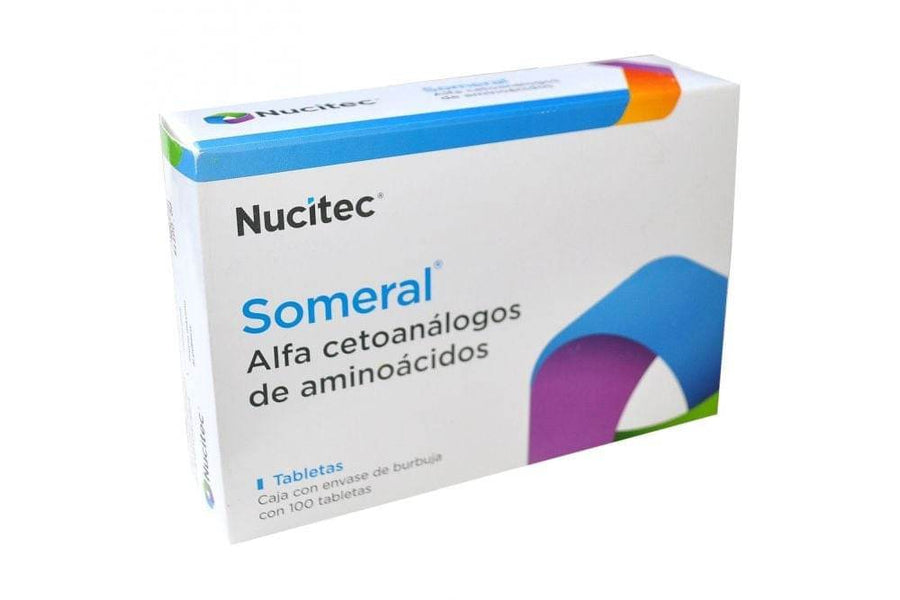 Someral 630Mg Con 100 Tabletas (Alfa Cetoanalogos De Aminoaciados ...