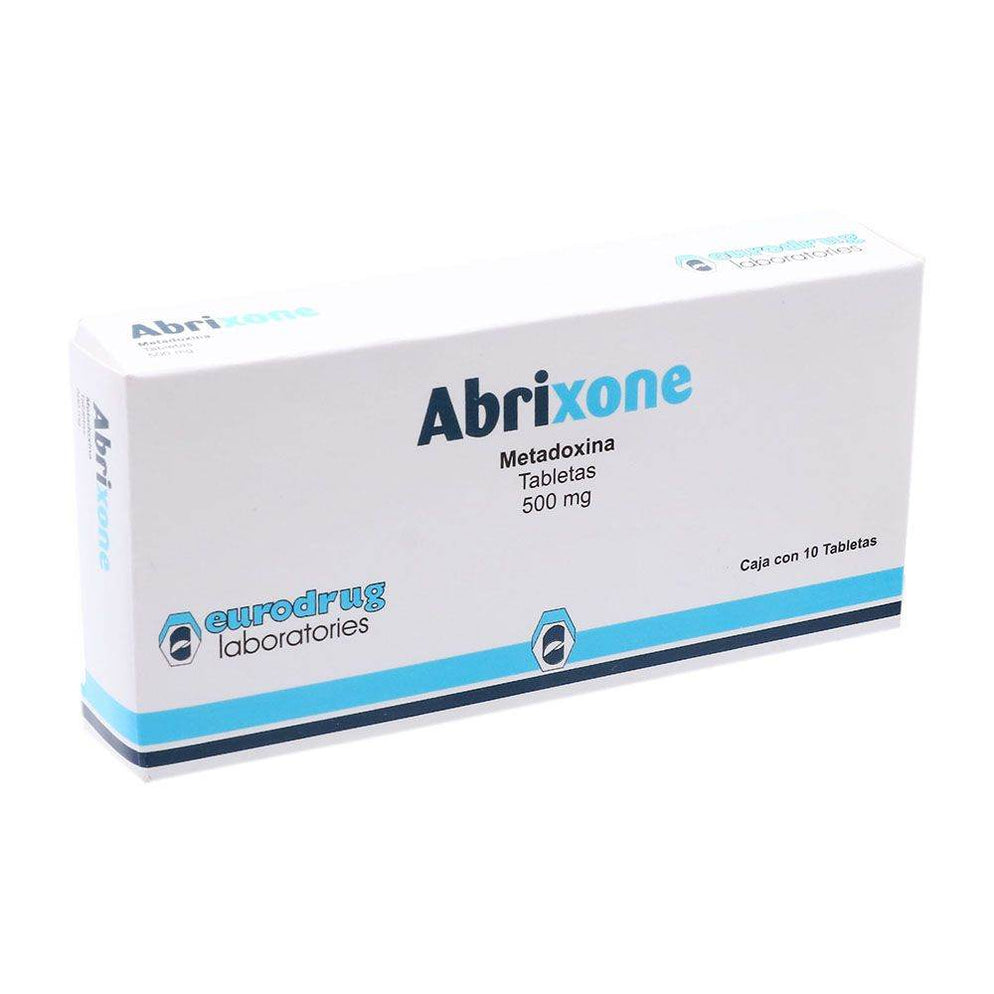 Abrixone 500Mg Con 10 Tabletas (Metadoxina) — WeCare Pharma