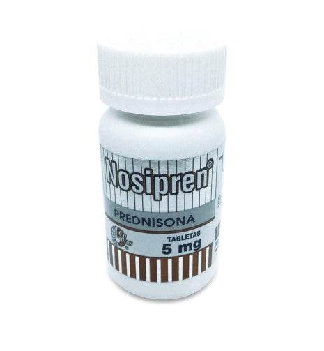 Nosipren 5Mg Con 100 Tabletas (Prednisona)
