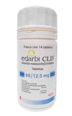 Edarbi Cld 80Mg/12.5Mg Con 14 Tabletas (Azilsartan Medoxomilo/Clortali ...