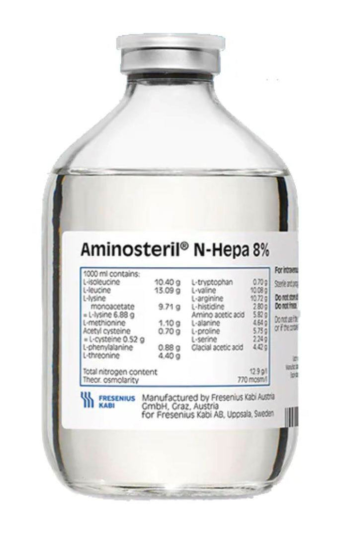Aminosteril N-Hepa 8% Frasco 500Ml Con 1 (Aminoacidos) — WeCare Pharma