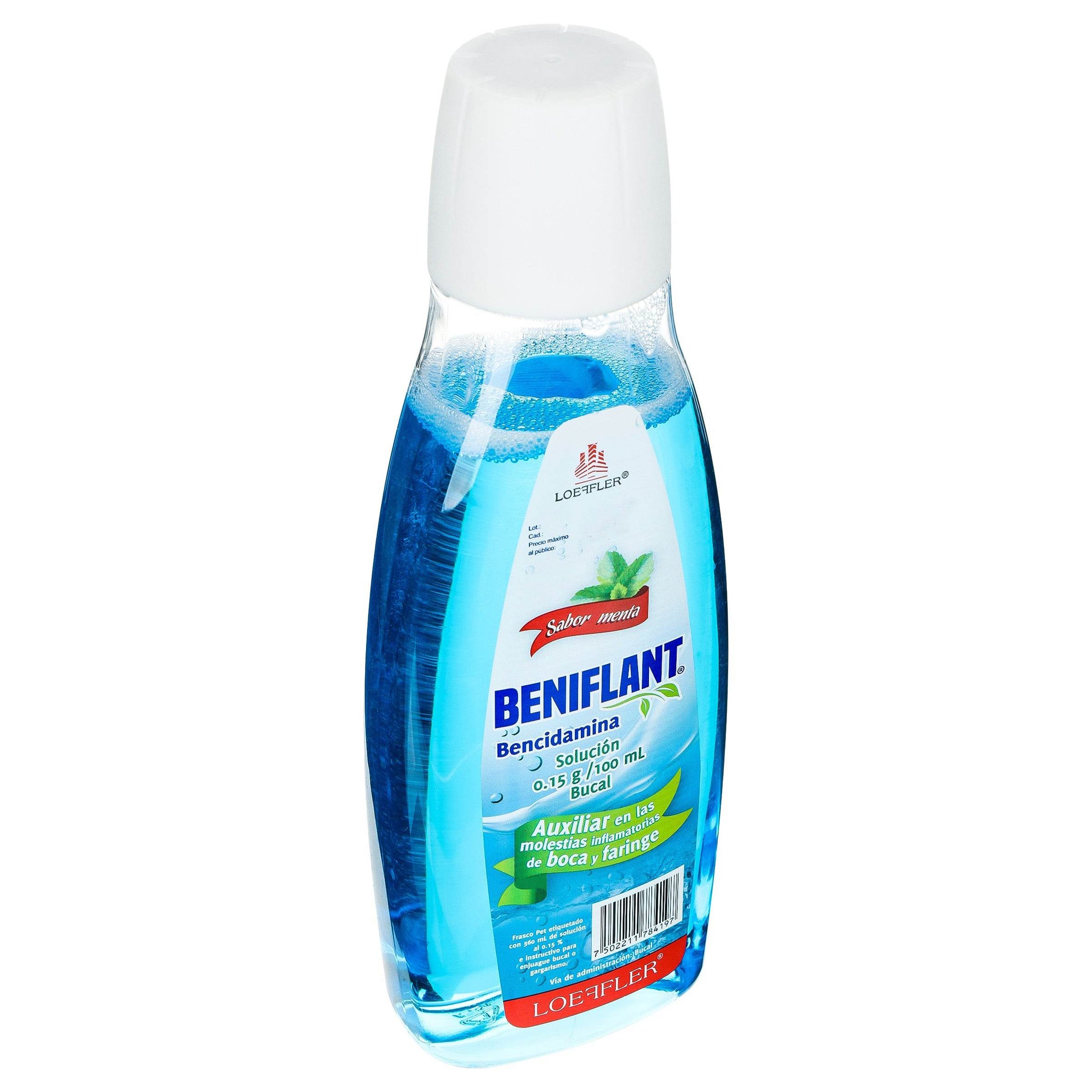 Beniflant Solución Bucal 0.15G/100Ml 360Ml (Bencidamina) — WeCare Pharma