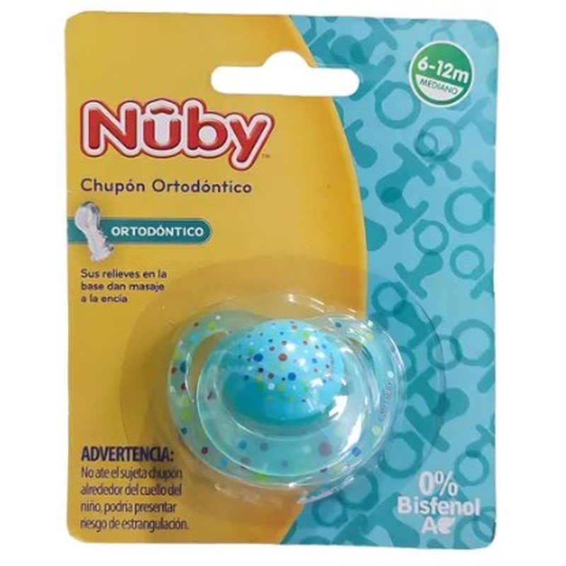 Chupon Ortodontico 6-12Meses Nuby — WeCare Pharma