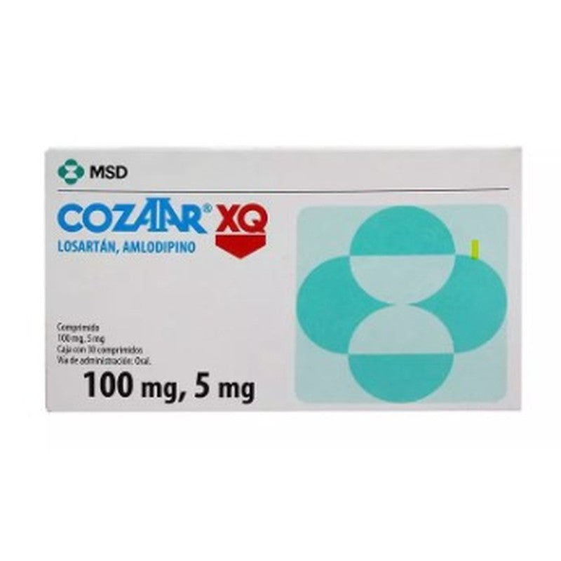 Cozaar Xq (Losartan/Amlodipino) 100Mg / 5Mg Con 30 Comprimido — WeCare ...