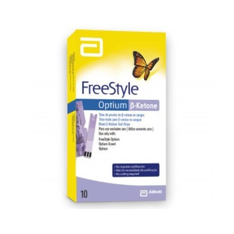 Freestyle B-Ketone Tiras Reactivas Con 10 — WeCare Pharma