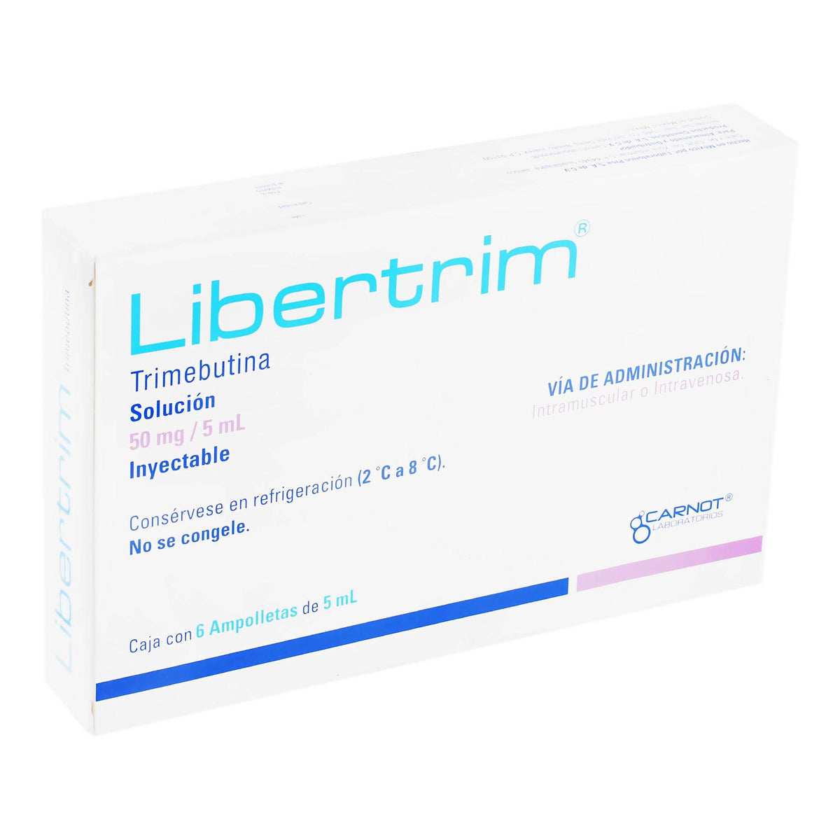 Libertrim 50Mg 5Ml Con 6 Ampulas (Trimebutina) — WeCare Pharma