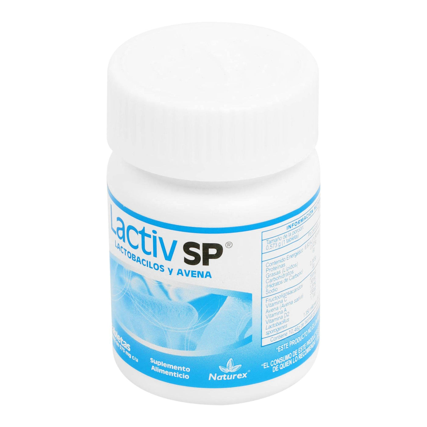Lactiv Sp 573Mg Con 30 Tabletas (Lactobacilos/Avena) — WeCare Pharma