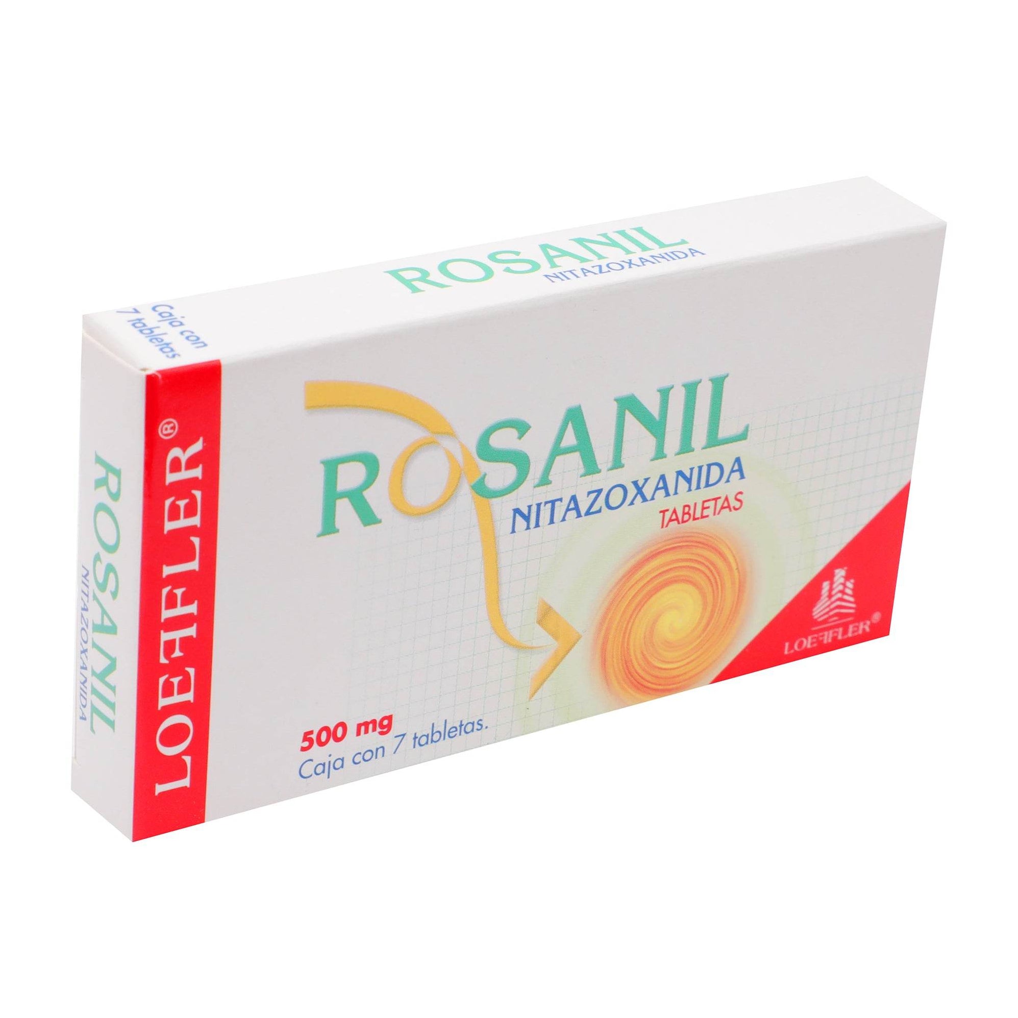 Rosanil 500Mg Con 7 Tabletas (Nitazoxanida) — WeCare Pharma
