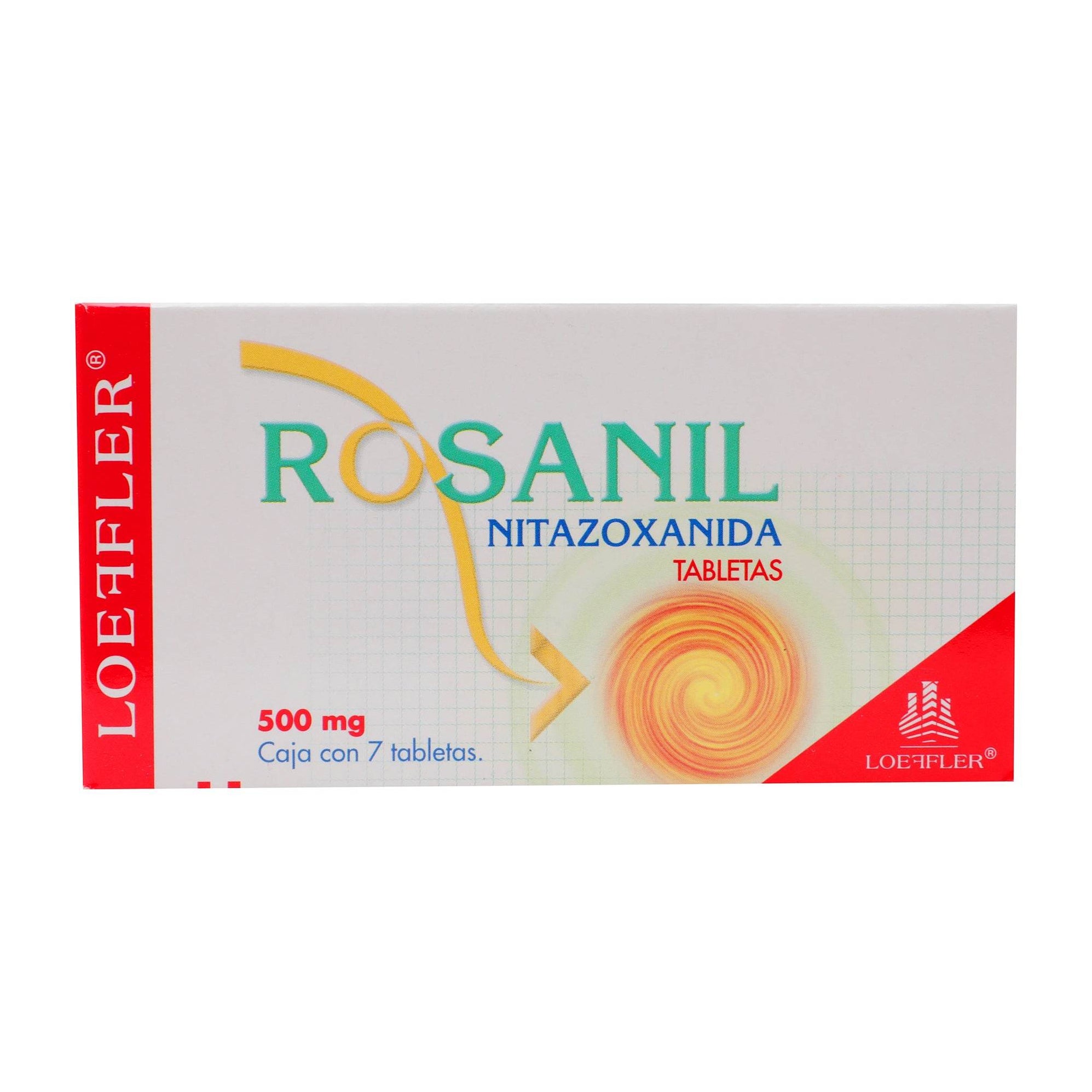 Rosanil 500Mg Con 7 Tabletas (Nitazoxanida) — WeCare Pharma