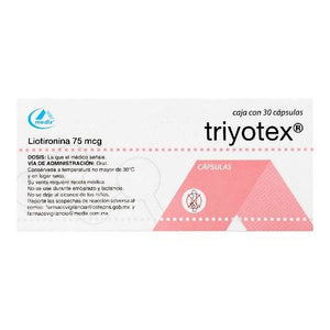 Triyotex 75Mcg Con 30 Capsulas (Liotironina) — WeCare Pharma