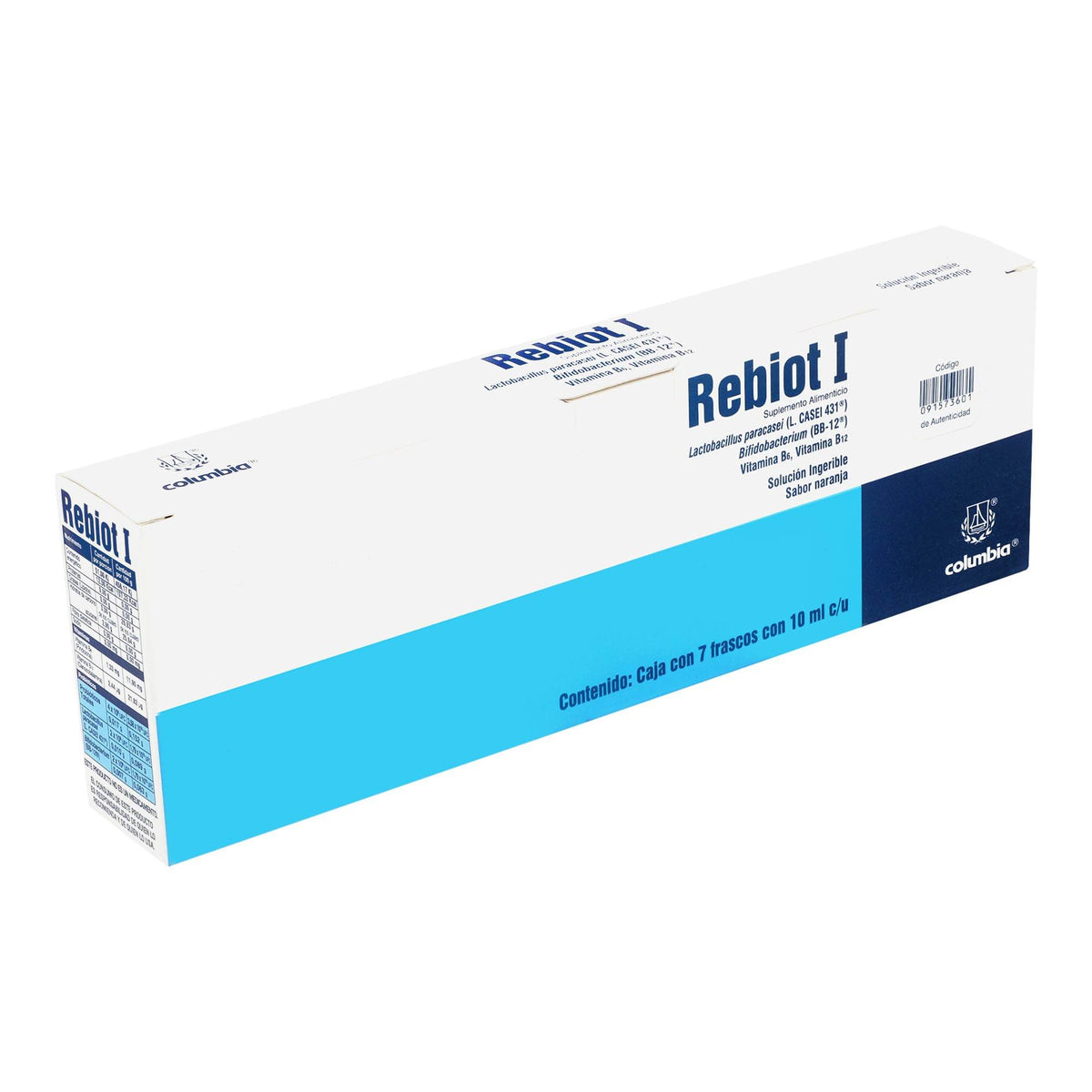Rebiot I Oral 10Ml Con 7 Ampulas (L Paracasei/Vit B12/Vit B6) — WeCare ...