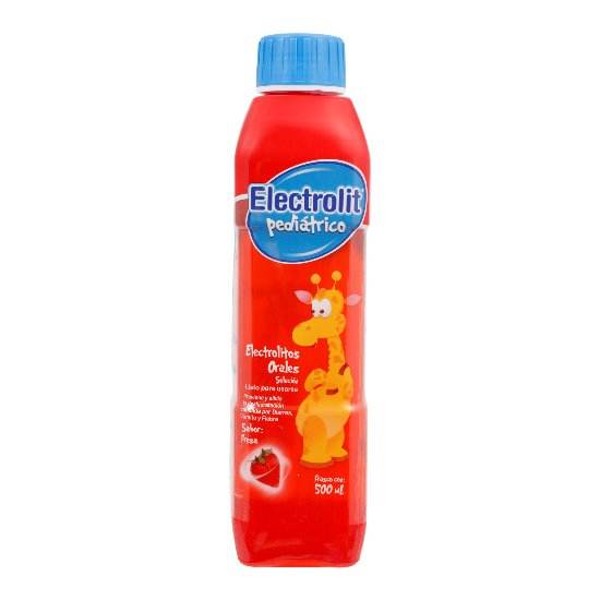 Electrolit Pediatrico Frasco 500Ml Fresa (Electrolitos Orales)