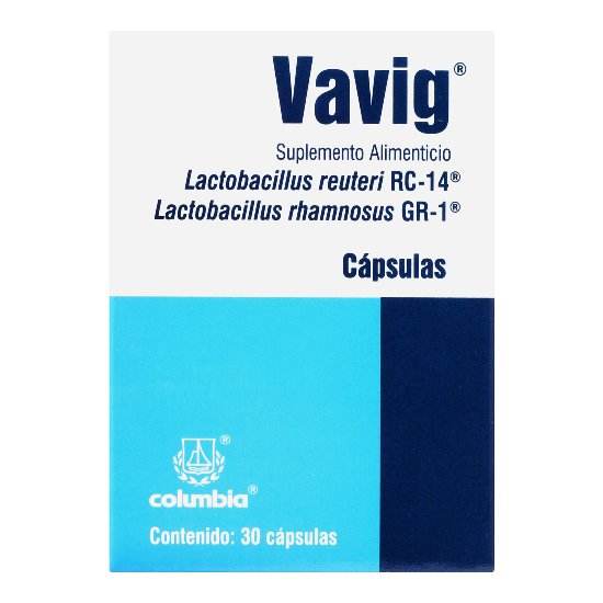 Vavig 180Mg Con 30 Capsulas (Lactobacilos Reuteri/Lactobacilos Rhamnos ...