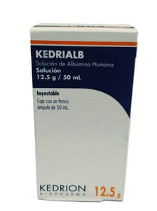 Kedrialb 25% Frasco 12.5G 50Ml Ampulas (Albumina Humana) — WeCare Pharma