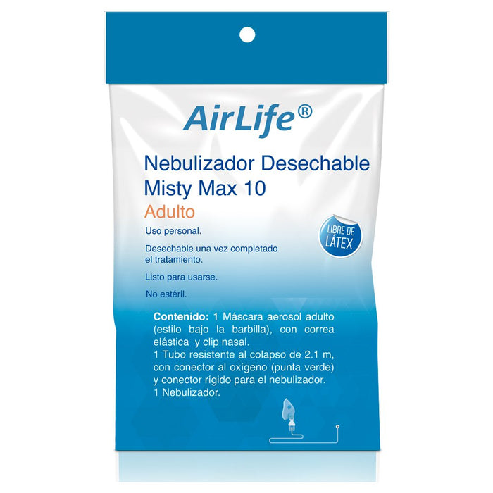 Nebulizador Con Boquilla Misty Max Airlife Adulto — WeCare Pharma