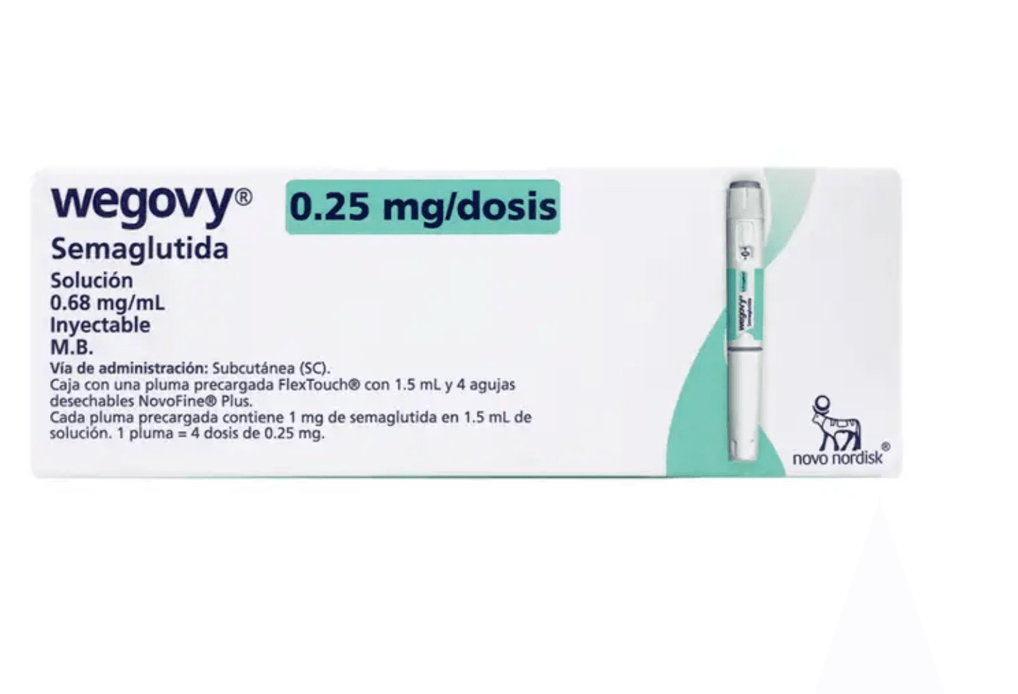 Wegovy (Semaglutida) Flex Touch Solución 0.25Mg/Dosis Con 1 — WeCare Pharma