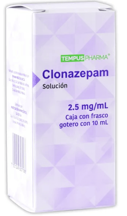 Clonazepam Solución 2.5Mg/Ml 10Ml Tempuspharma — WeCare Pharma