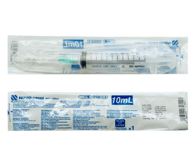 Jeringa 10Ml 21Gx32Mm Con 1 Pieza Nipro — WeCare Pharma