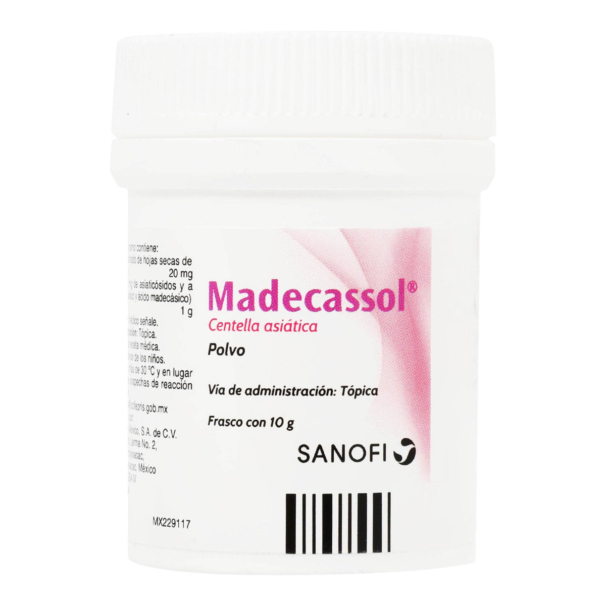 Madecassol Polvo 20Mg/1G 10G (Centella Asiatica) — WeCare Pharma