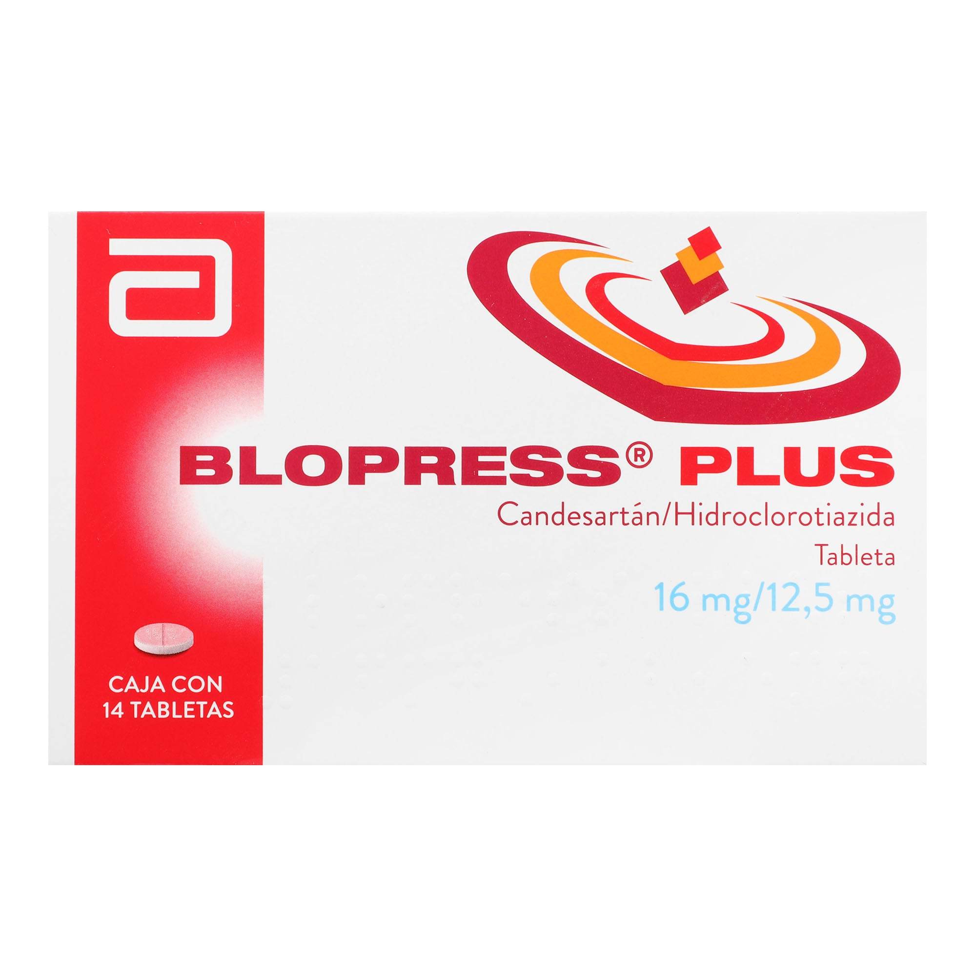 Blopress Plus 16Mg/12.5Mg Con 14 Tabletas (Candesartan/Hidroclorotiazi