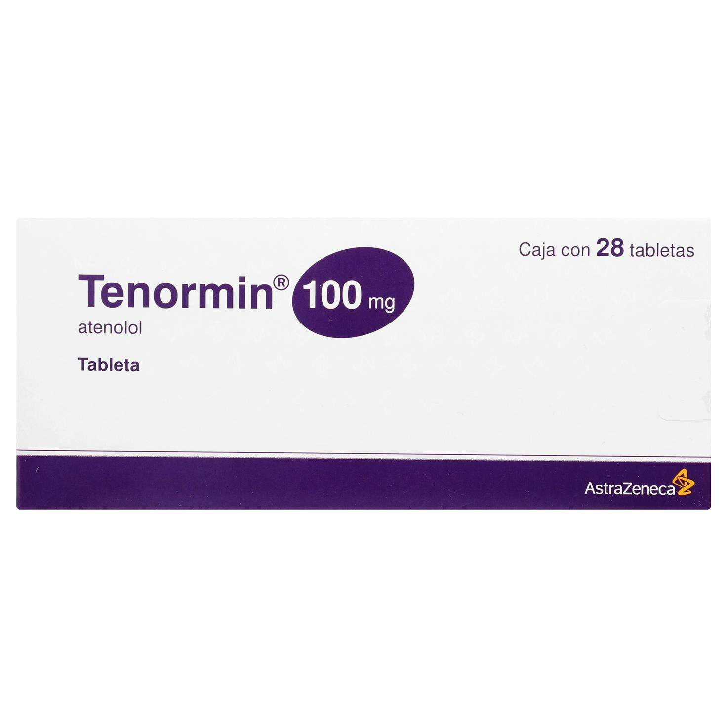 Tenormin 100Mg Con 28 Tabletas (Atenolol)