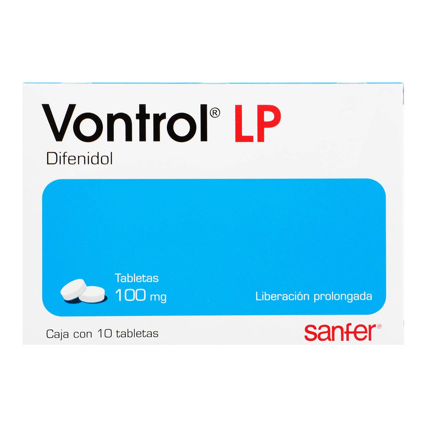 Vontrol Lp 100Mg Con 10 Tabletas (Difenidol) — WeCare Pharma