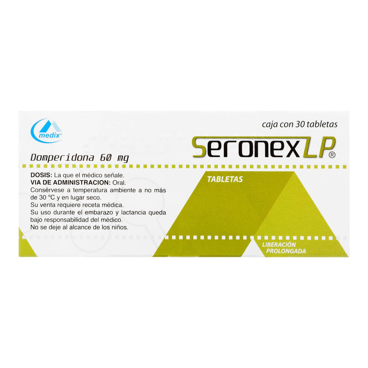 Seronex Lp 60Mg Con 30 Tabletas (Domperidona) — WeCare Pharma