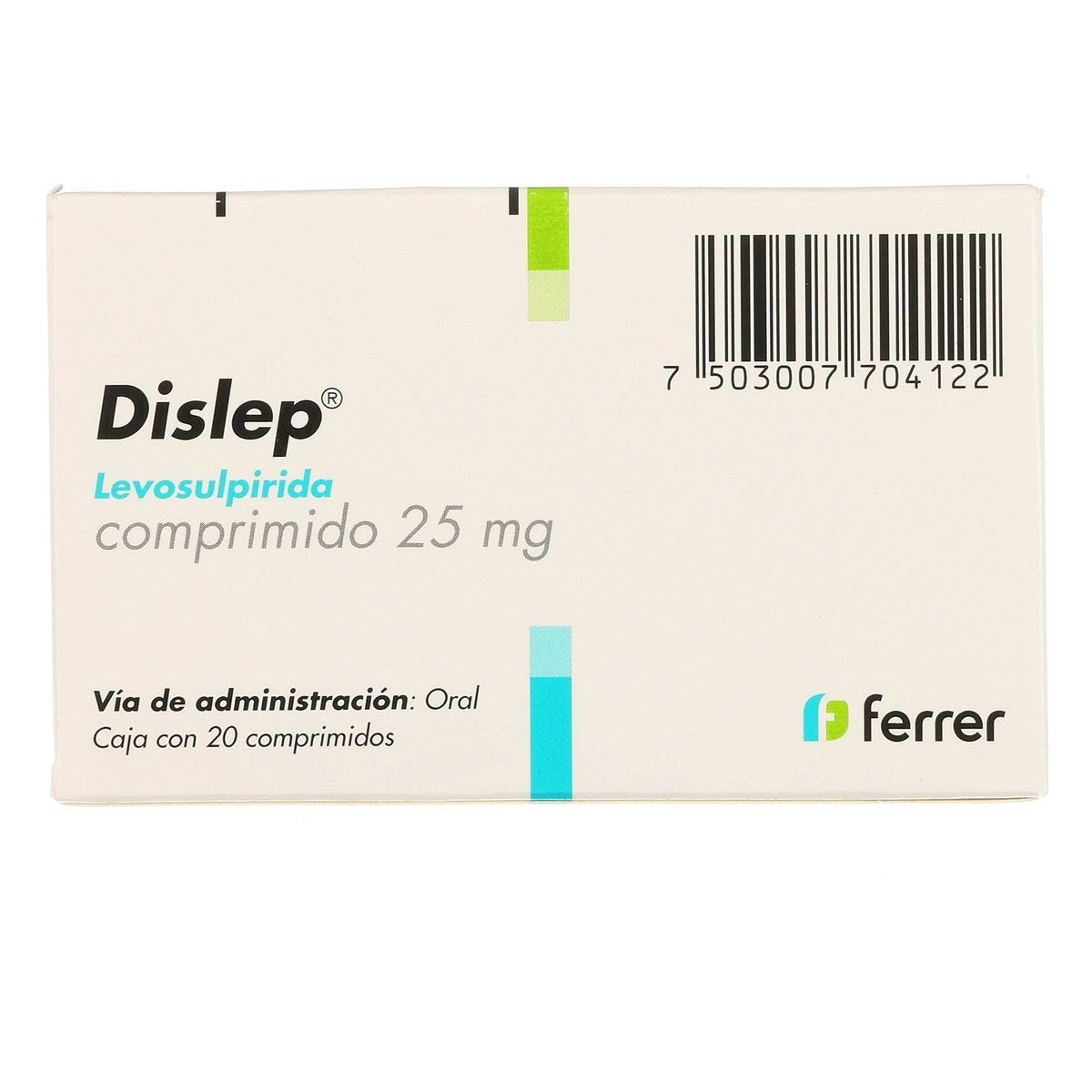 Dislep 25Mg Con 20 Comprimidos (Levosulpirida) — WeCare Pharma