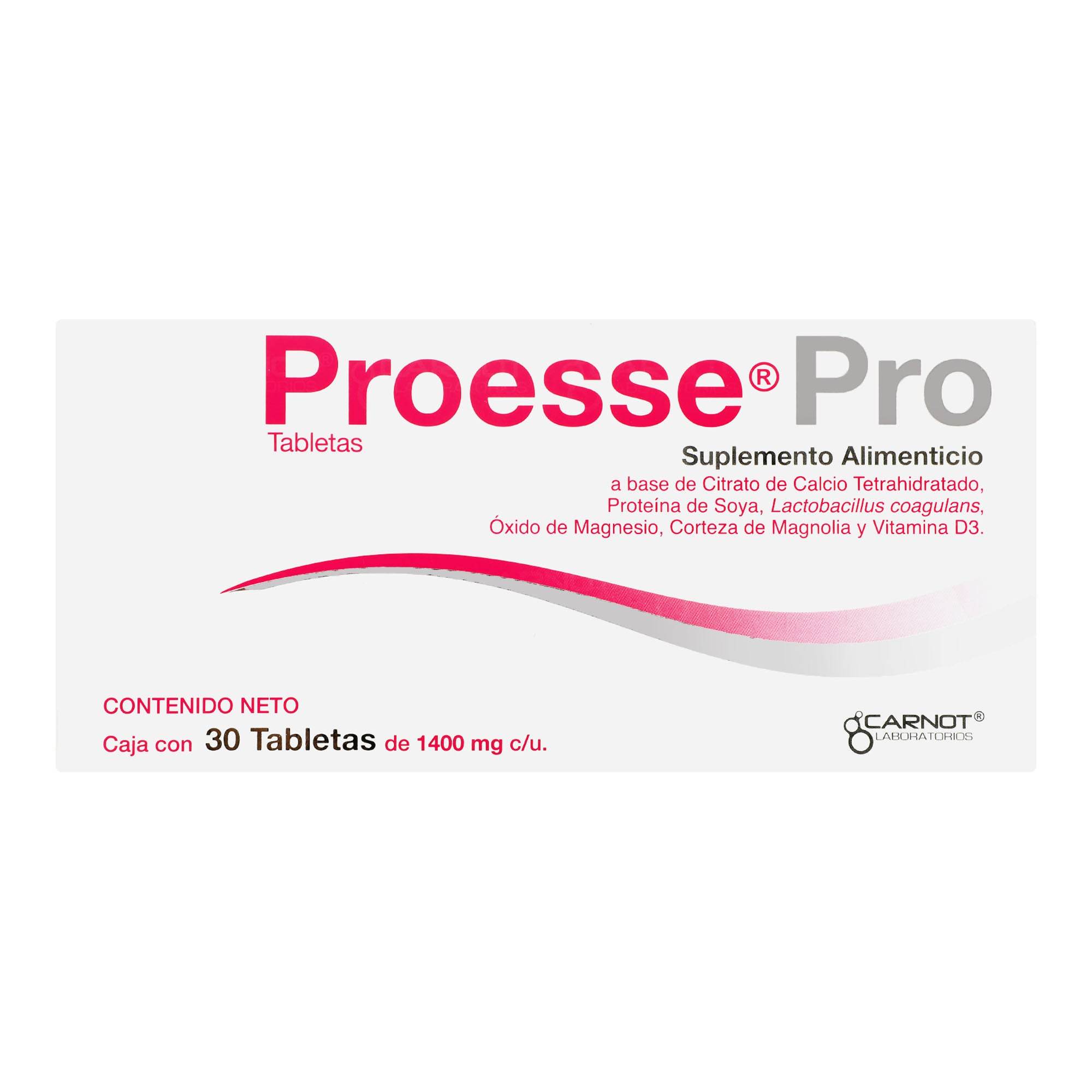 Proesse Pro 1400Mg Con 30 Tabletas (Suplemento Alimenticio)
