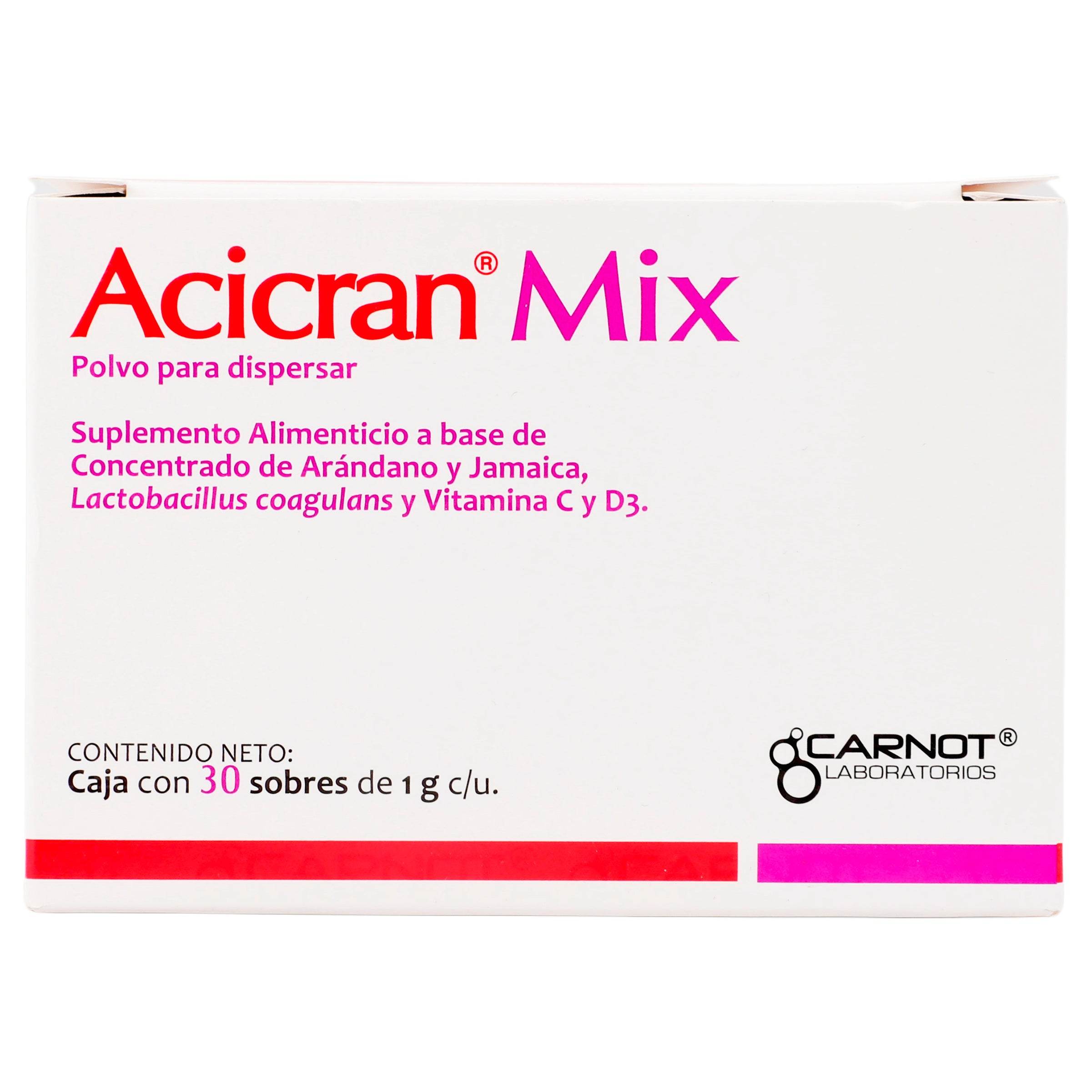 Acicran Mix Sobres 1G Con 30 (Suplemento Alimenticio) — WeCare Pharma