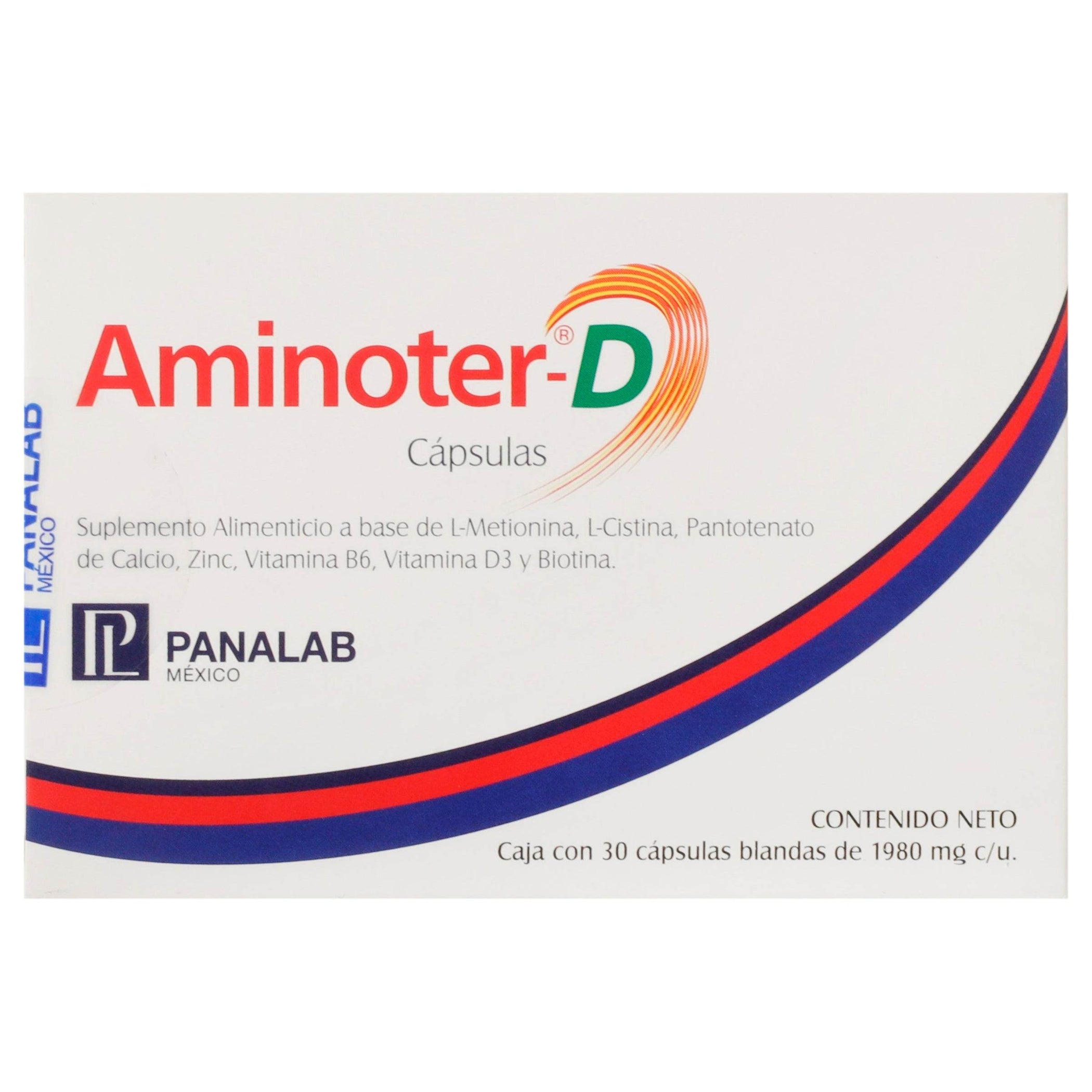 Aminoter-D 1980Mg Con 30 Capsulas (Suplemento Alimenticio) — WeCare Pharma