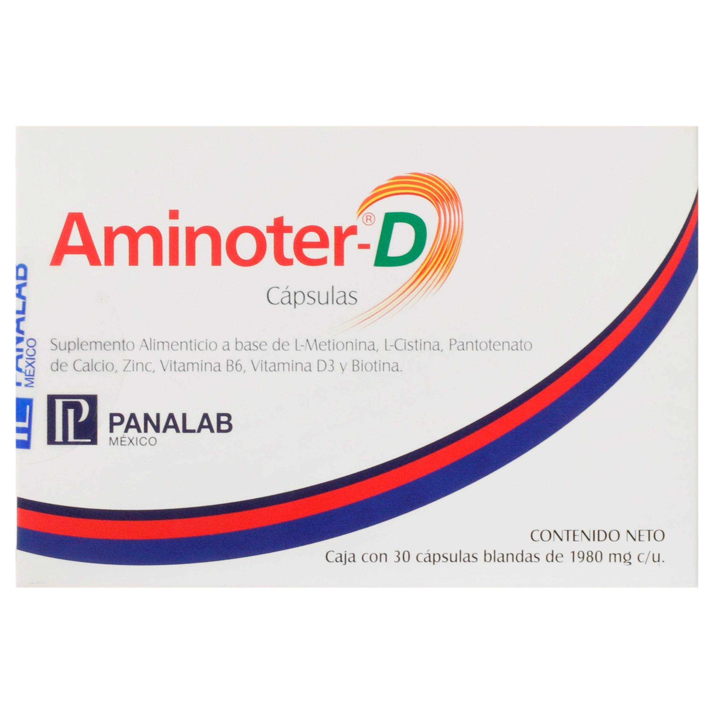 Aminoter-D 1980Mg Con 30 Capsulas (Suplemento Alimenticio) — WeCare Pharma